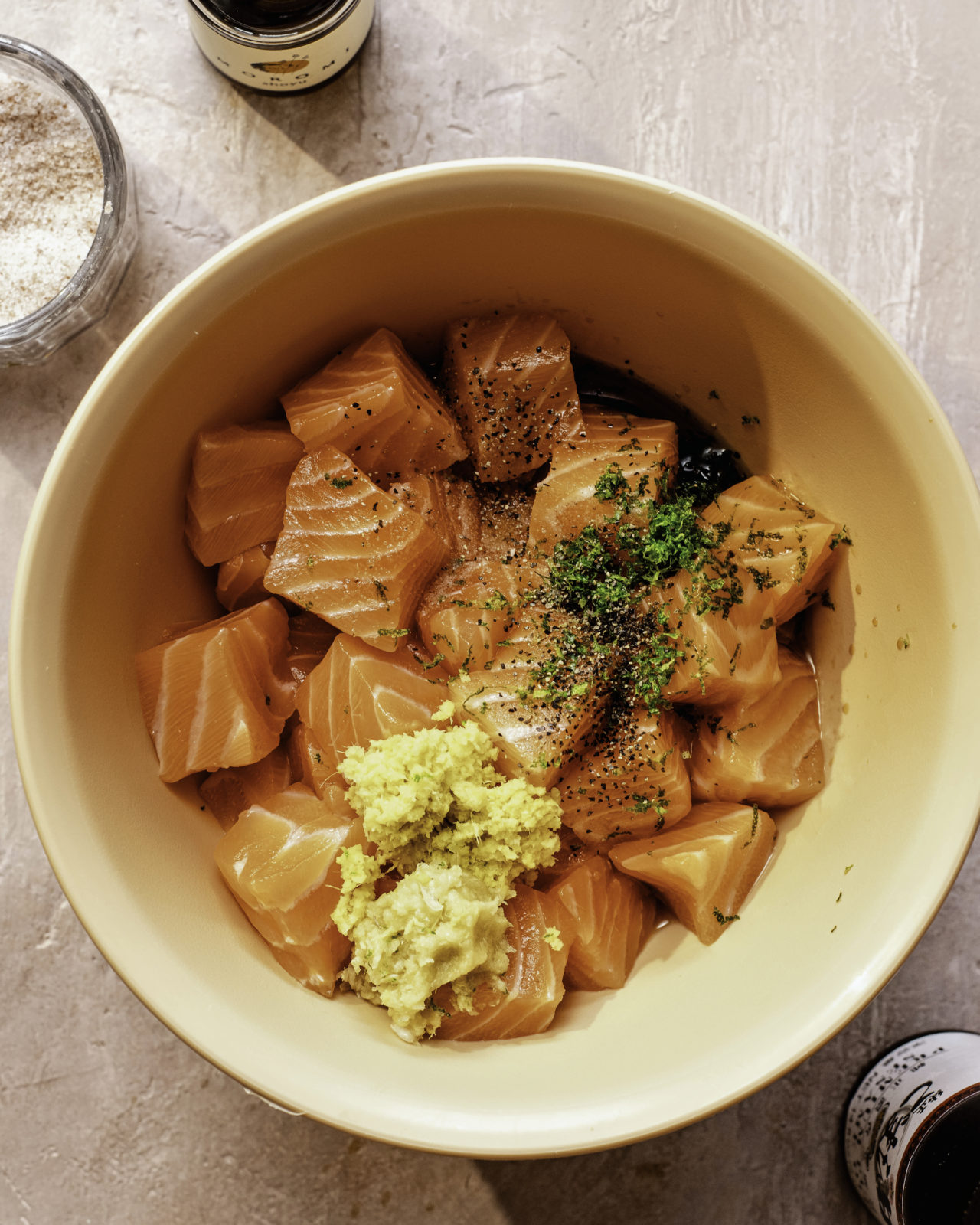 Shoyu, Garlic & Ginger Salmon Skewers (ft. Moromi) - Bee The Love